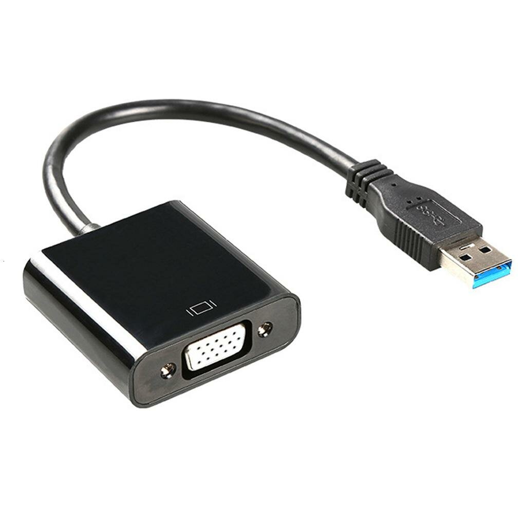 Super Speed USB 3.0 to VGA Video Graphic Card Display External Cable Adapter for PC Laptop Projectors TV Adapter