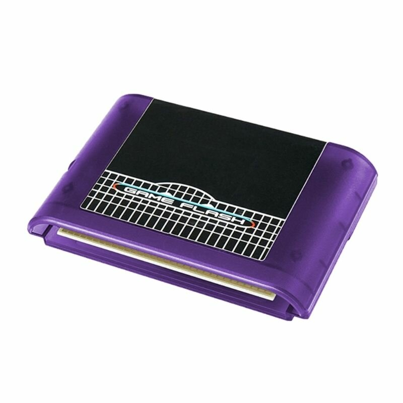 Флеш-карта Sega SEGA MD V1-Прозрачный Фиолетовый