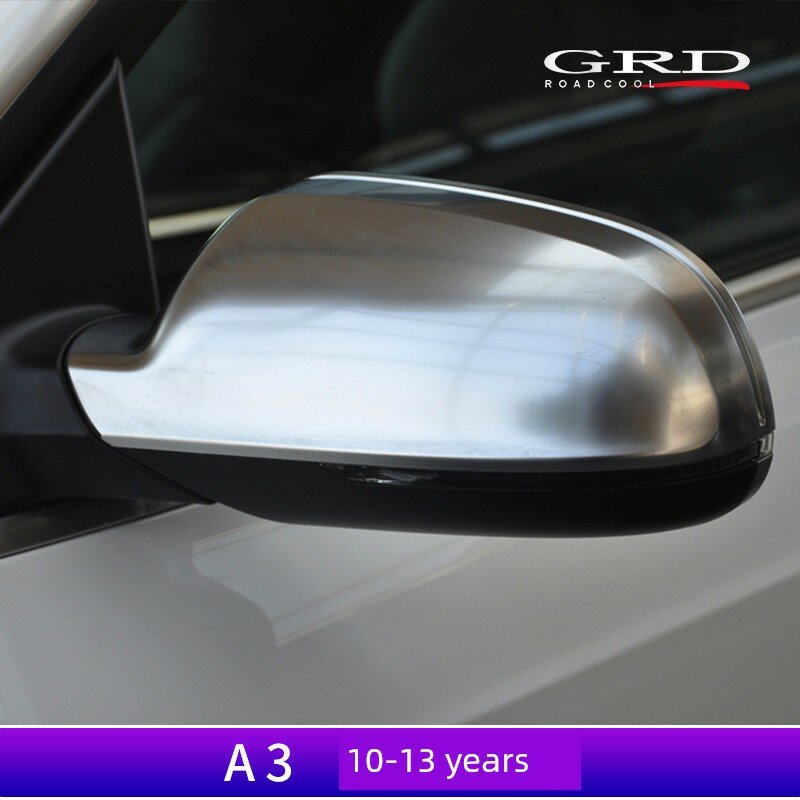 Накладка на зеркало Audi A3 2010-2013 S3 RS3 хромированная GRD серебряная для тюнинга экстерьера