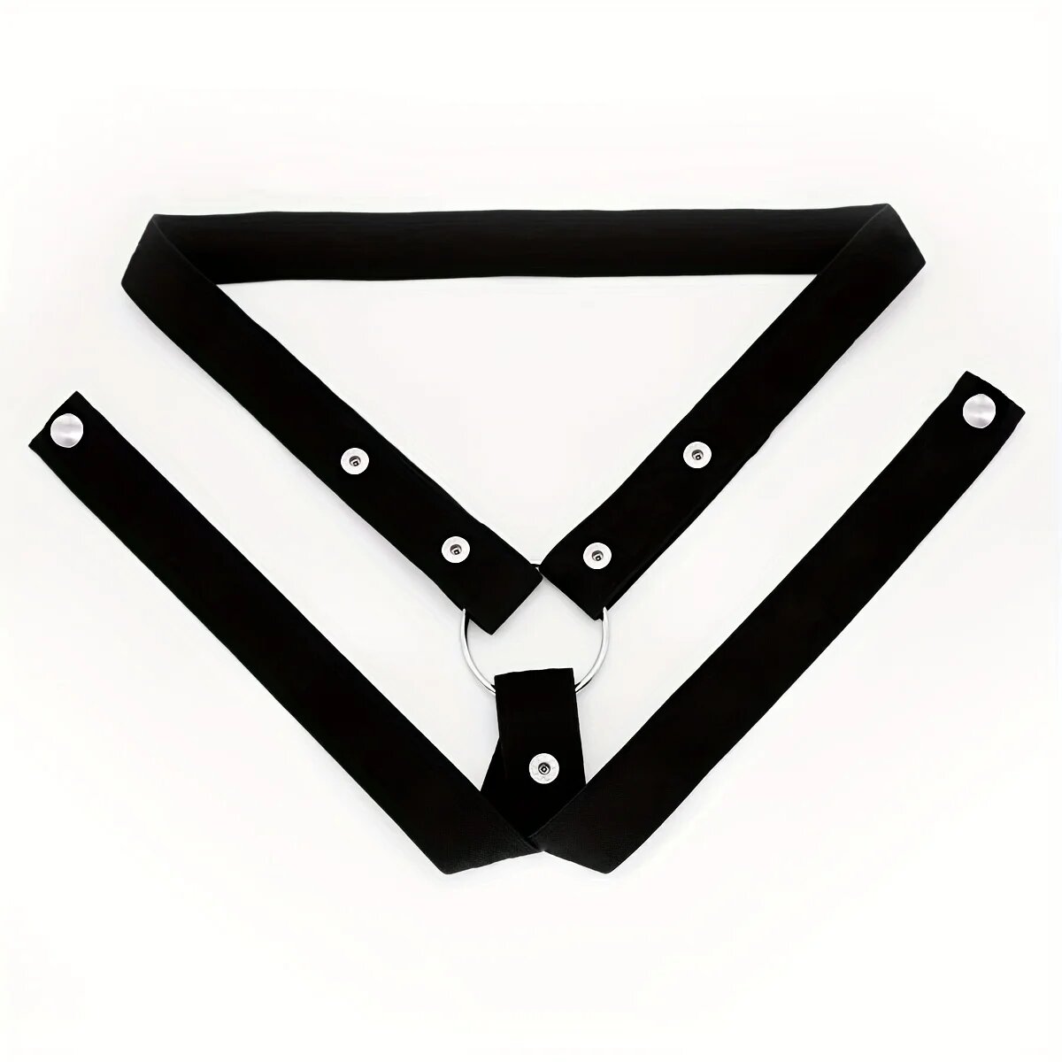 Мужской пояс верности с плоским круглым отверстием, металлический замок для члена, Black belt only