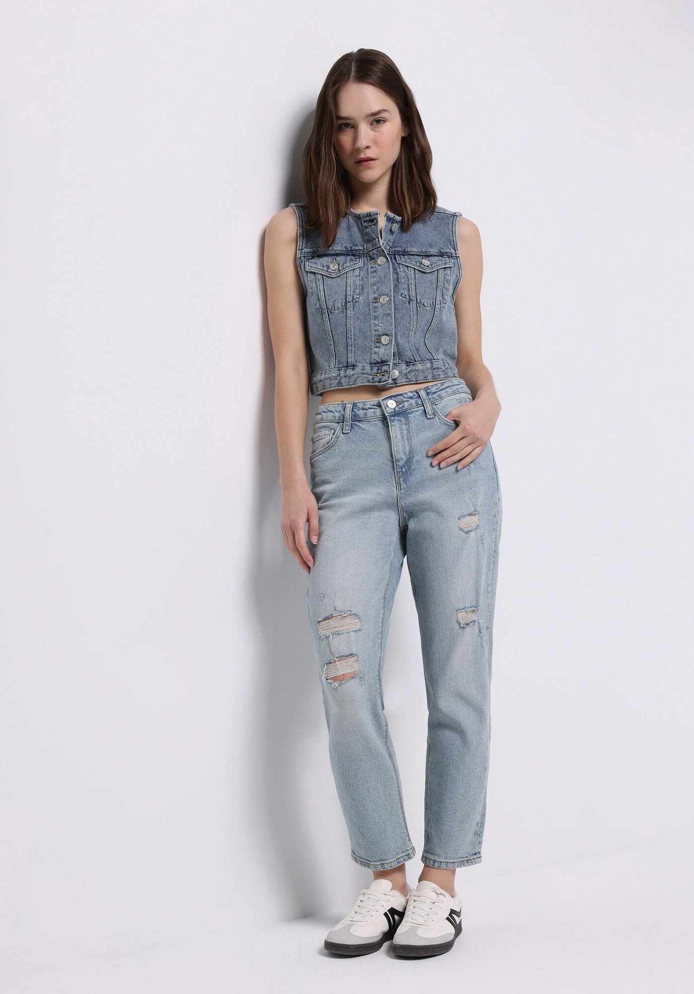 Джинсы мом 896 MARIA Mom Fit 