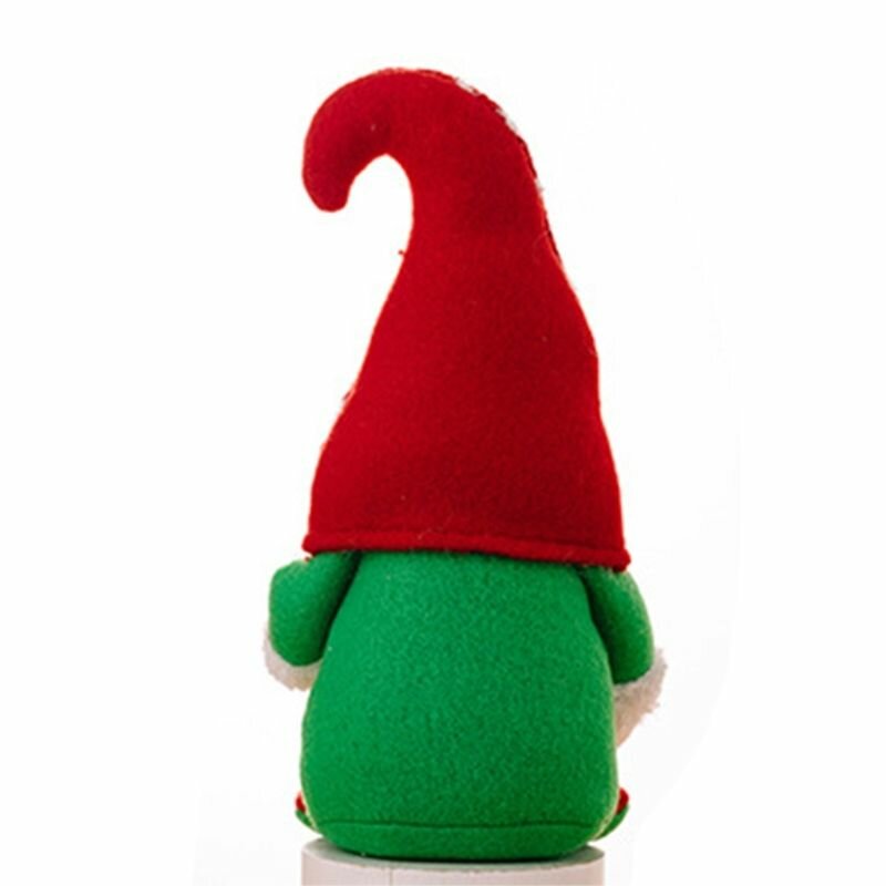 Рождественская Красная вязаная изогнутая шляпа Безликого Карлика-Елка, обнимающая Мужчин