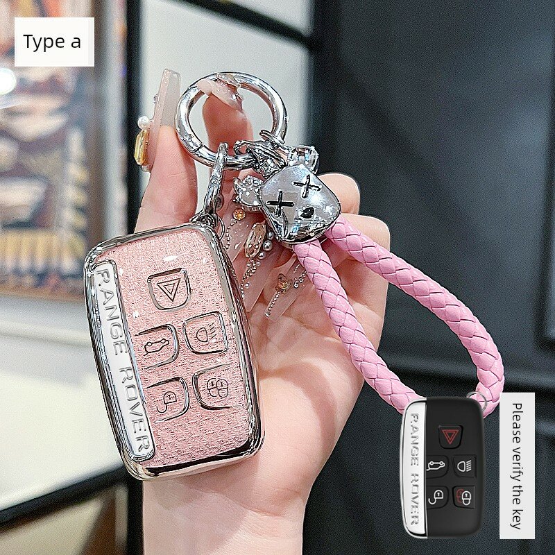 Чехол для ключей Land Rover Jaguar, брелок для Range Rover Sport, Velar, Evoque, Discovery 4, Freelander 5, чехол для