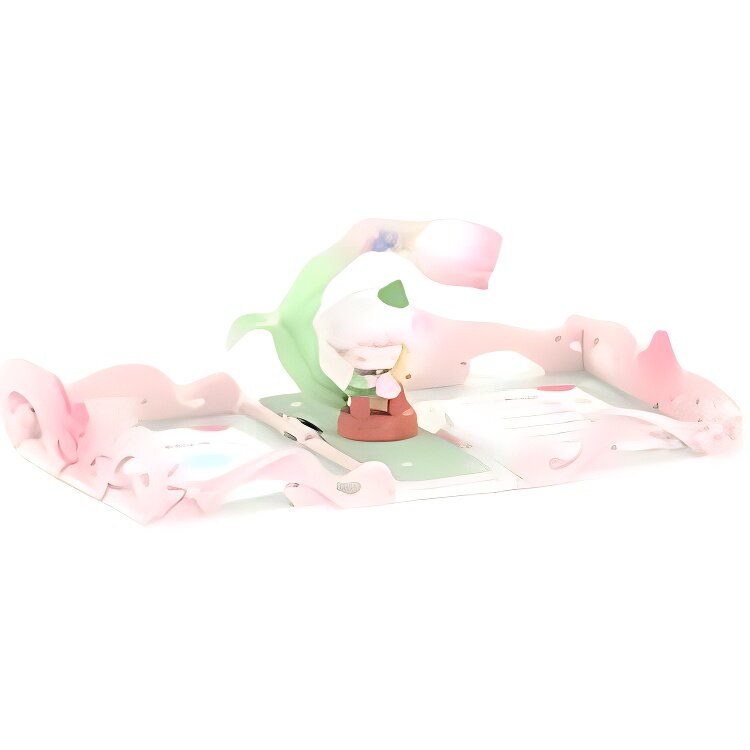 POP MART DIMOO SKULLPANDA LABUBU MOLLY, Карточки-открытки "Gift For You" 3D Эффект Коллекционные Секретные Коробки, Confirmed-Dimoo Tulip (Open)