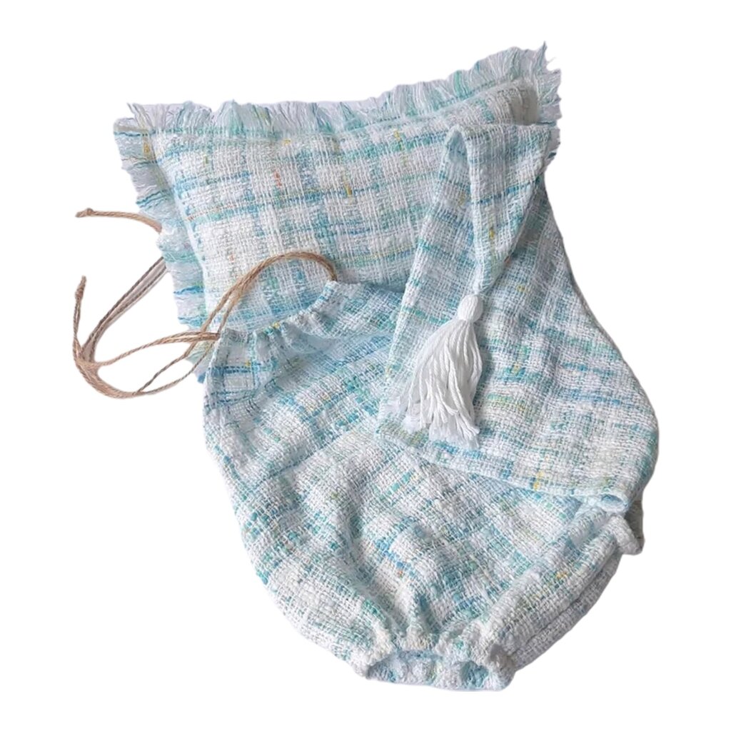 Костюм для фотосессии новорожденных, головной убор, комбинезон, подушка для позирования, костюм для фотосессии младенцев от 0 до 3 месяцев