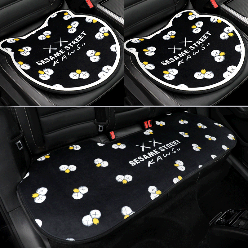 Подушка для автомобильного сиденья, зимняя дышащая хлопковая подушка с героями мультфильмов, модная брендовая подушка с