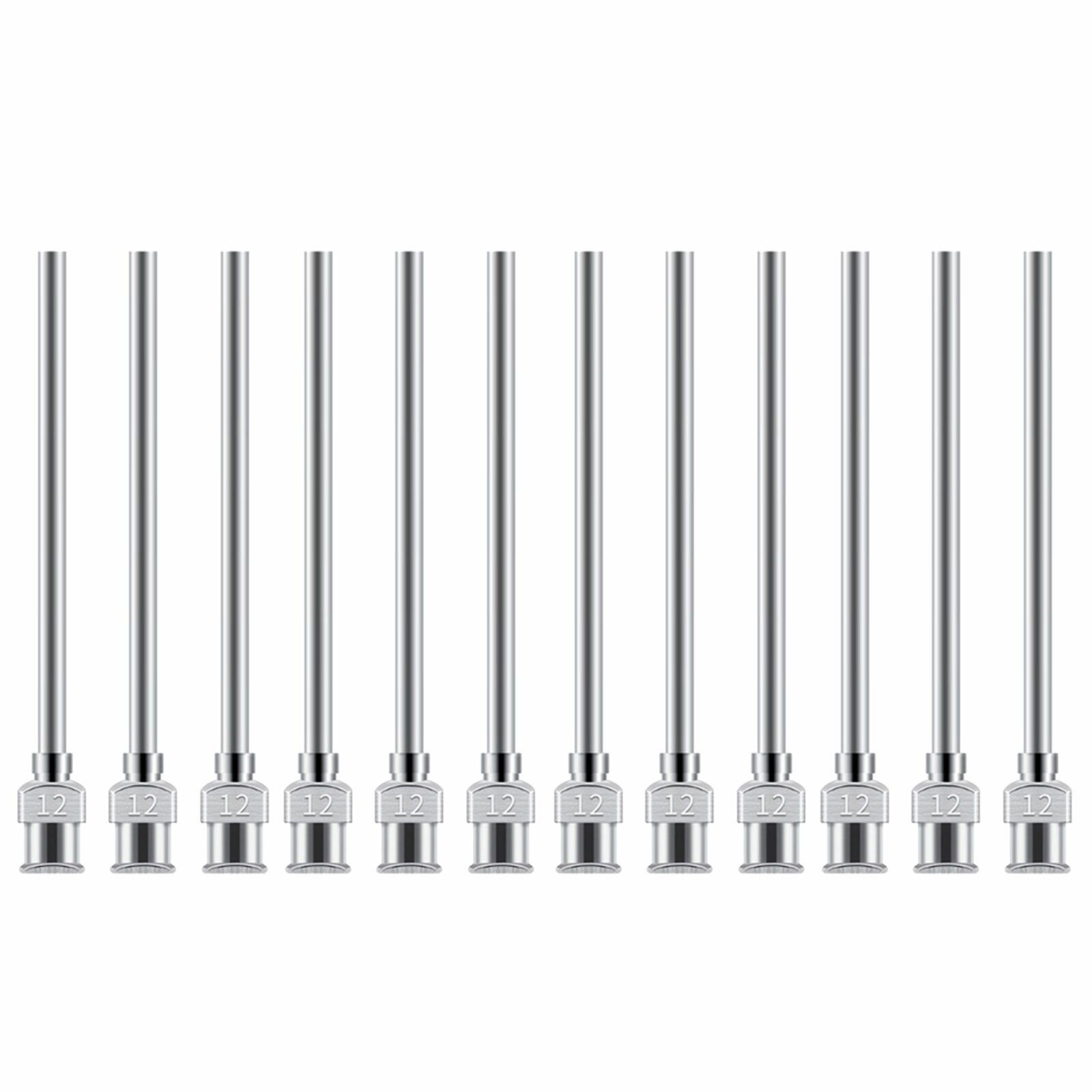 12 игл из нержавеющей стали 50 мм для точного нанесения клея