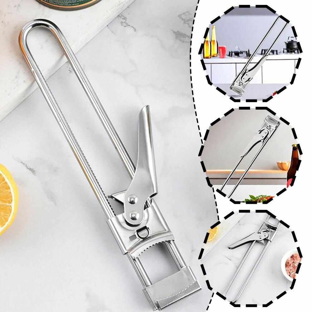 Многофункциональная регулируемая открывалка для консервов из нержавеющей стали (обновление 2026 года).