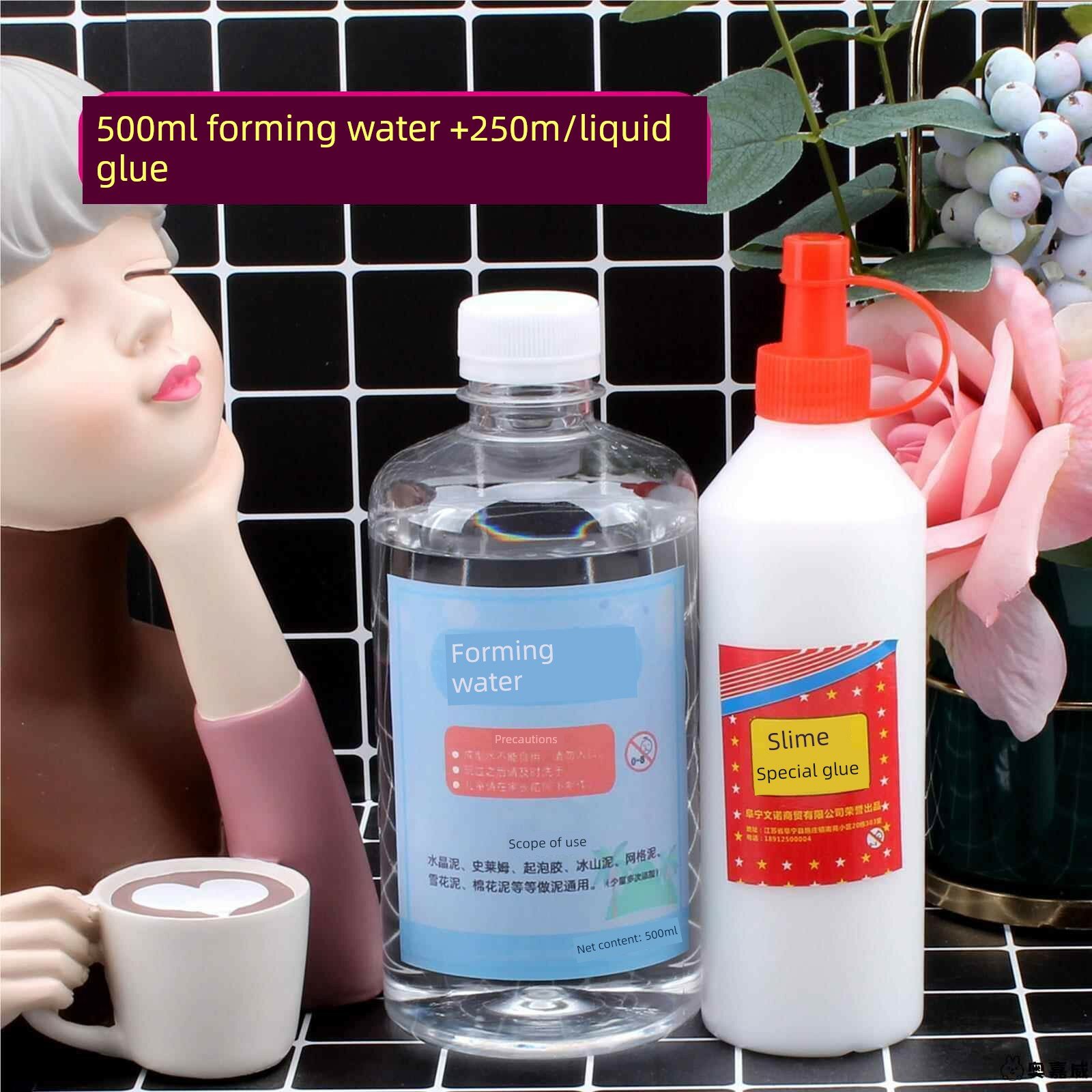 Большая бутылка для формованной воды «Слайм-фея» для изготовления пенящейся глины, нетоксичная, без боракса, дешевые