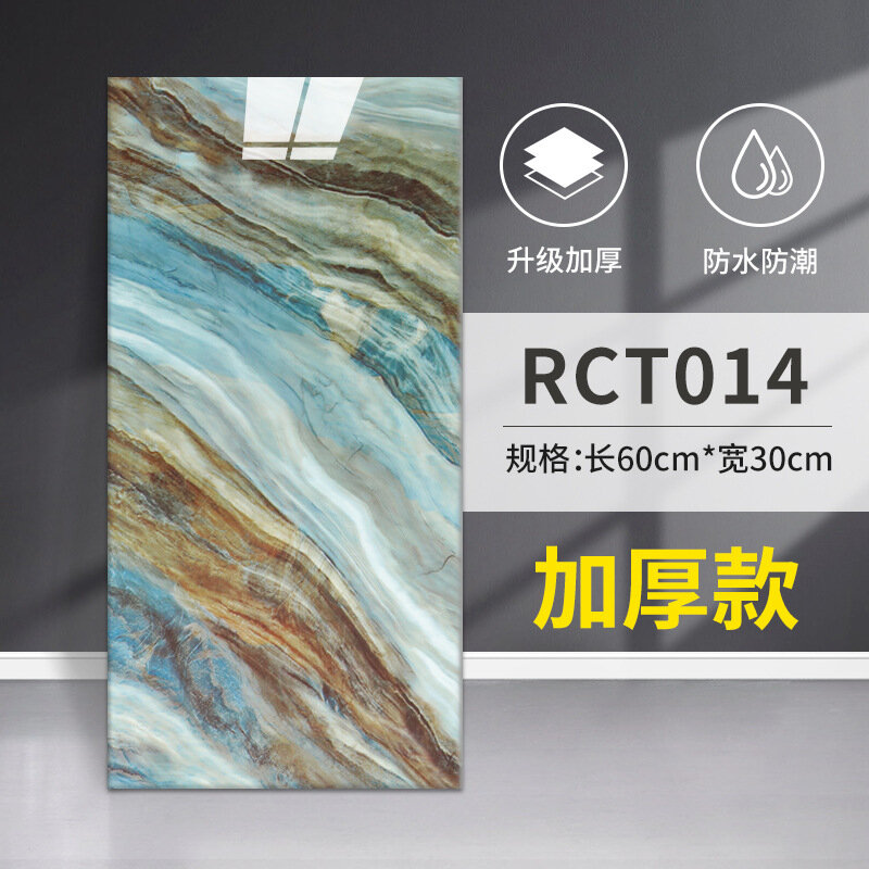 Имитация мраморной плитки, наклейки на стену для дома и кухни, водонепроницаемые, влагостойкие обои, пенопластовые, грязеотталкивающие, противоударные, самоклеящиеся, глянцевые обои