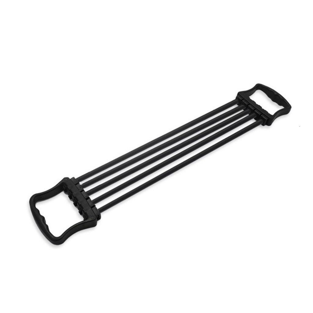 Расширитель груди с 5 пружинами для тренировки рук, Черный