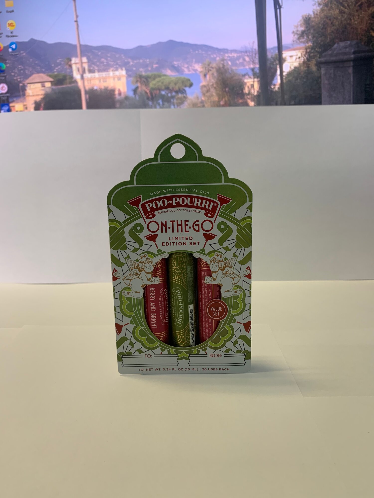 Спрей для туалета "Poo-Pourri" On-The-Go, набор 3шт. по 10мл