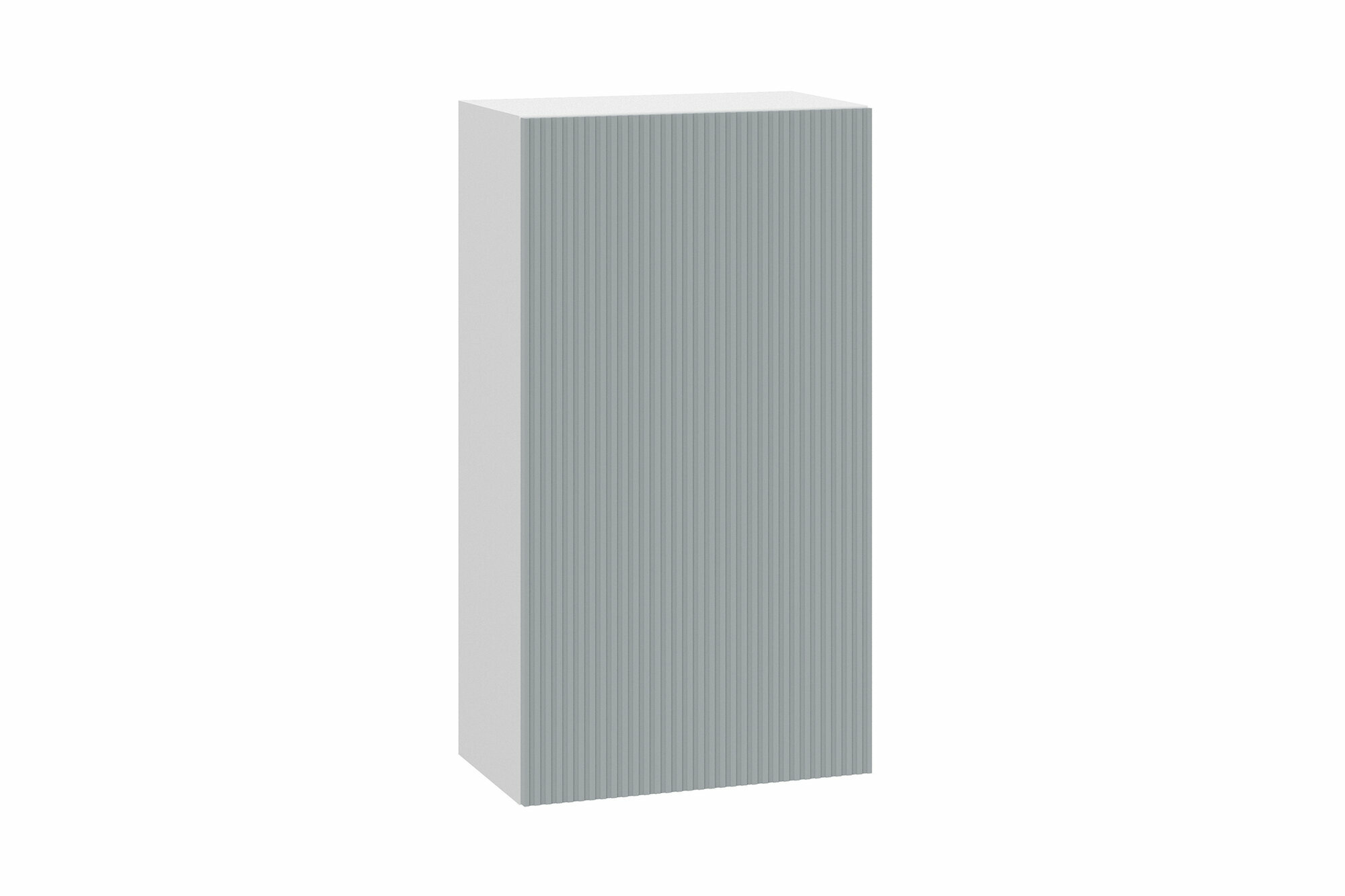 Шкаф верхний высокий Нонтон Ритея, 50x29x91 см, белый / бирюзовая гладь