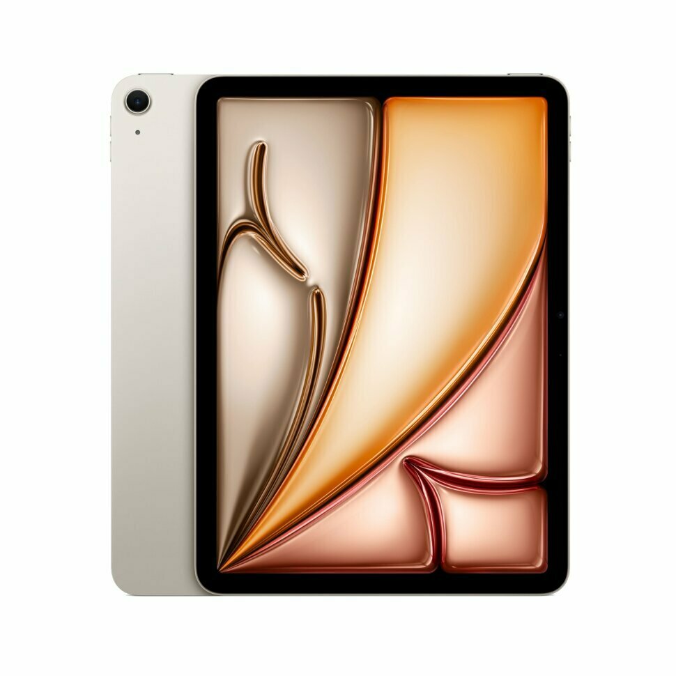 Планшет Apple iPad Air 6 11 M2 (2024) 512 ГБ, Wi-Fi, Starlight (сияющая звезда)
