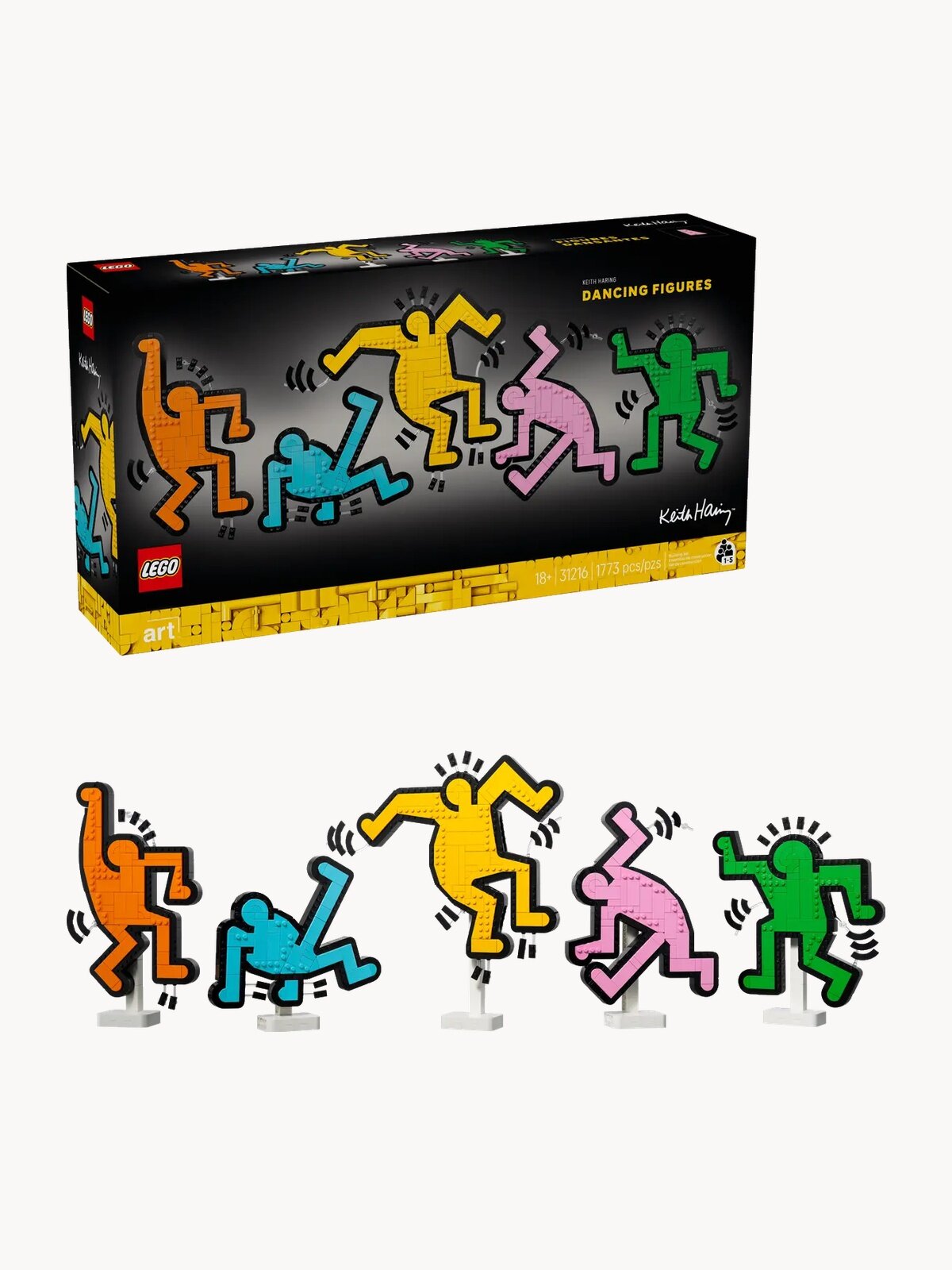 Конструктор LEGO® ART 31216 Кит Харинг – Танцующие фигуры, 1773 дет.