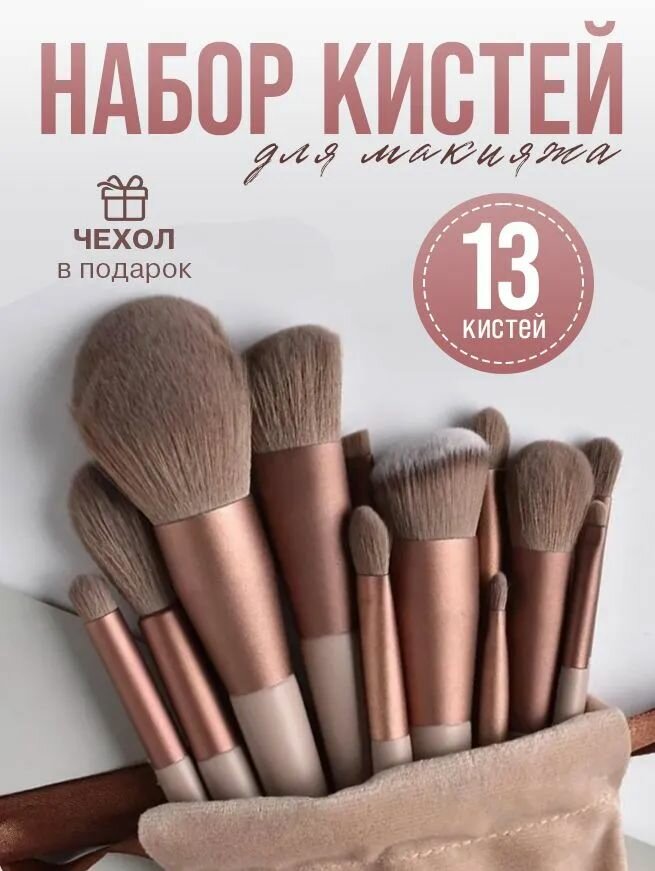 Кисти для макияжа, набор кистей для макияжа 13шт