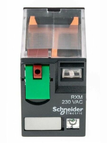 RXM4AB2P7, Реле промежуточное RXM 6А 230В 4пк с индикацией без розетки, пр-ль Schneider Electric