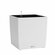 Кашпо Lechuza Cube Cottage 30 с автополивом, 30x30 H30, белый, матовый/Горшок дл...
