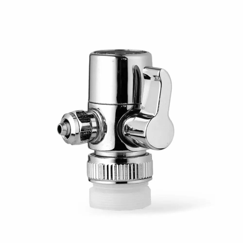 Аэратор для смесителя с переходником-дивертором на кран для подключения самогонного аппарата, штуцер под 8 мм