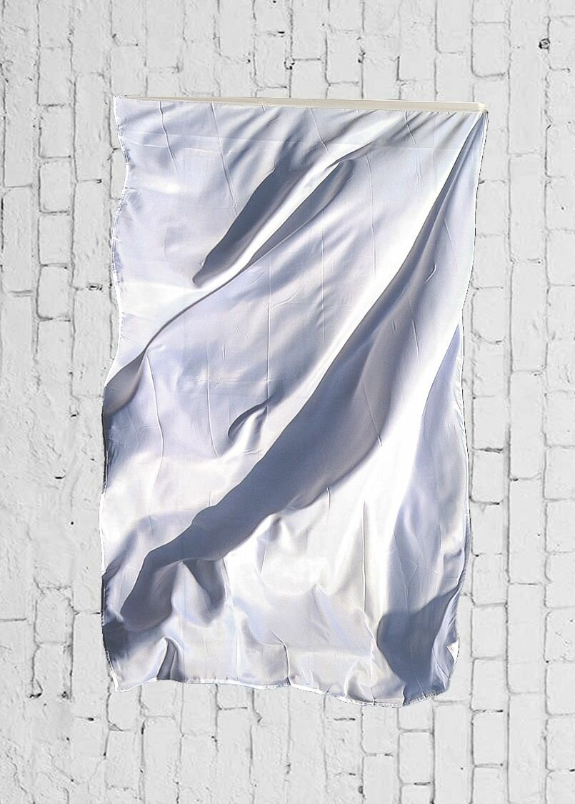 Флаг Русская община на фоне Российского флага 70х105 см на шёлке для ручного древка