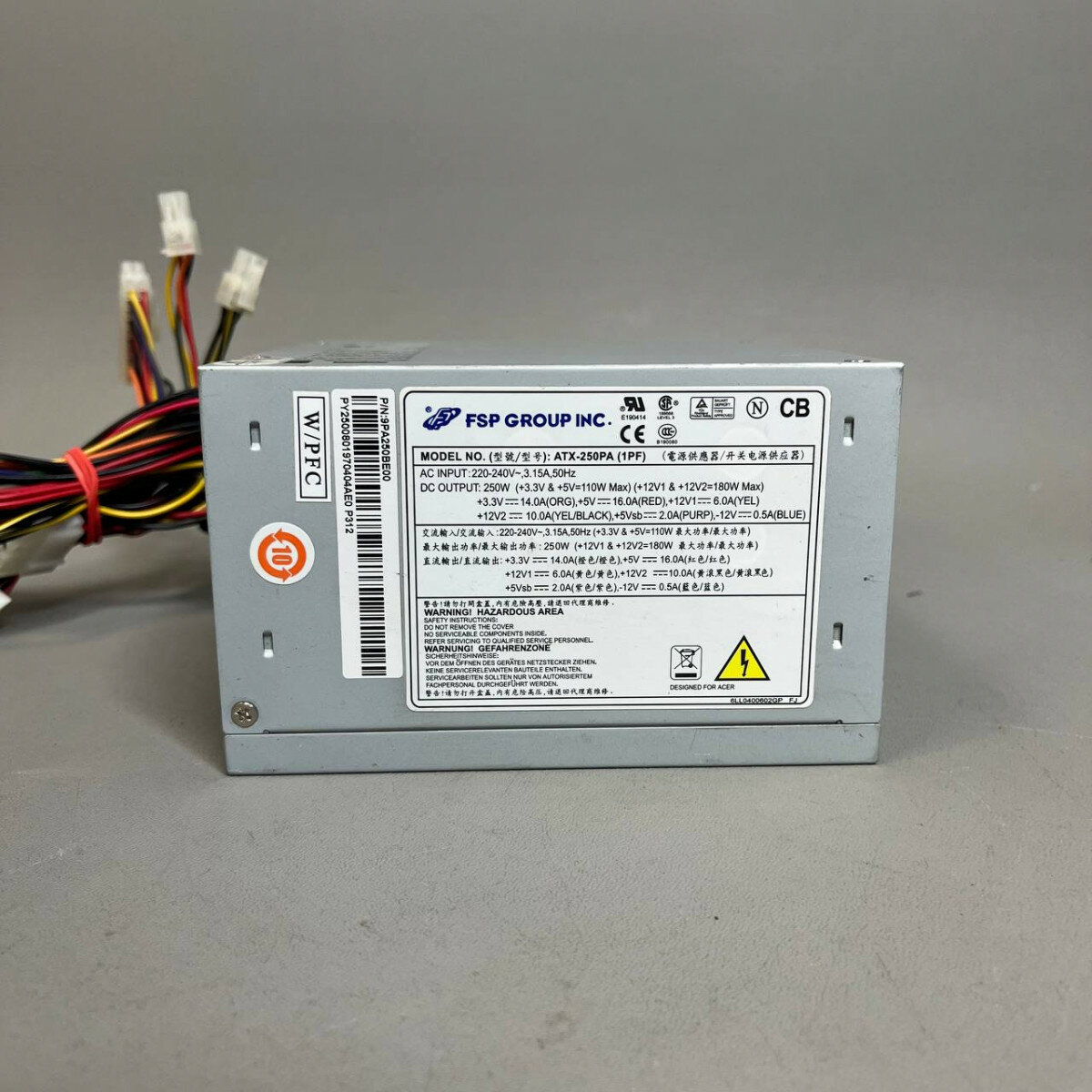 Блок питания FSP ATX-250PA 250W
