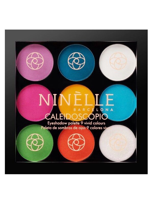 Ninelle Палетка теней для век 9 ярких оттенков Caleidoscopio, 525 мультицветный, 4.5 г
