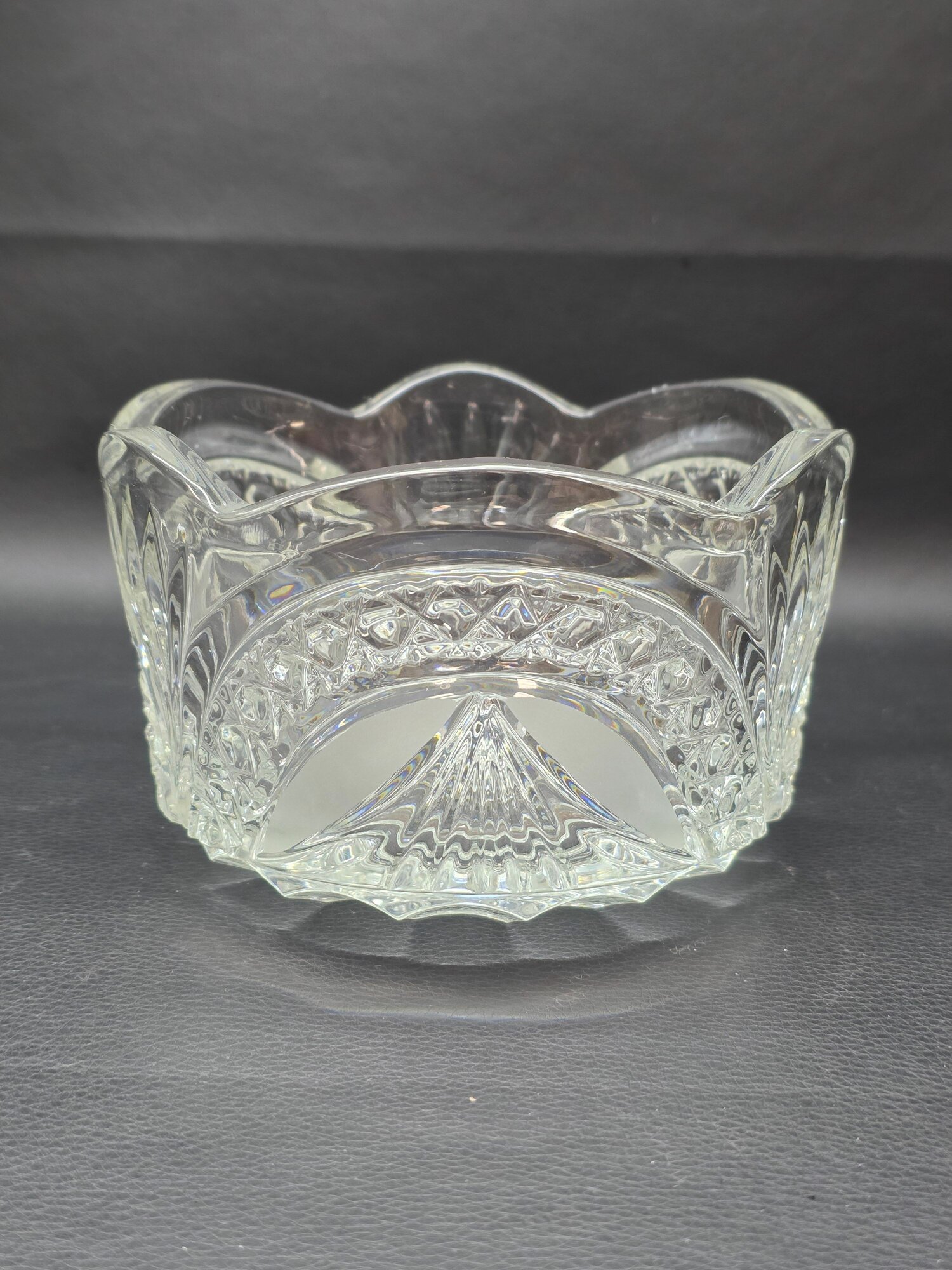 Салатник хрустальный Цветок СССР