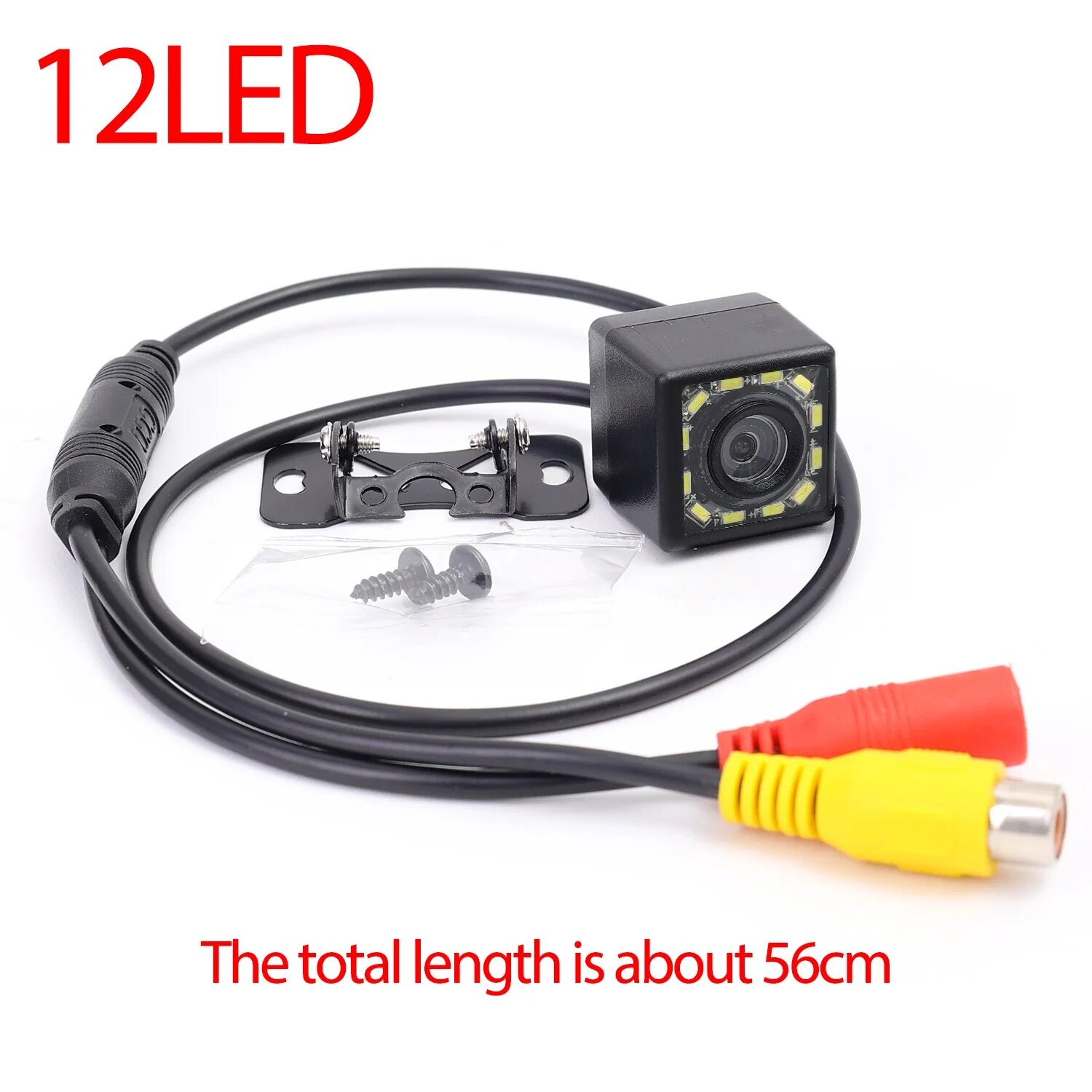 Широкоугольная HD автомобильная камера заднего вида Видеокамера заднего вида 12 LED Camera