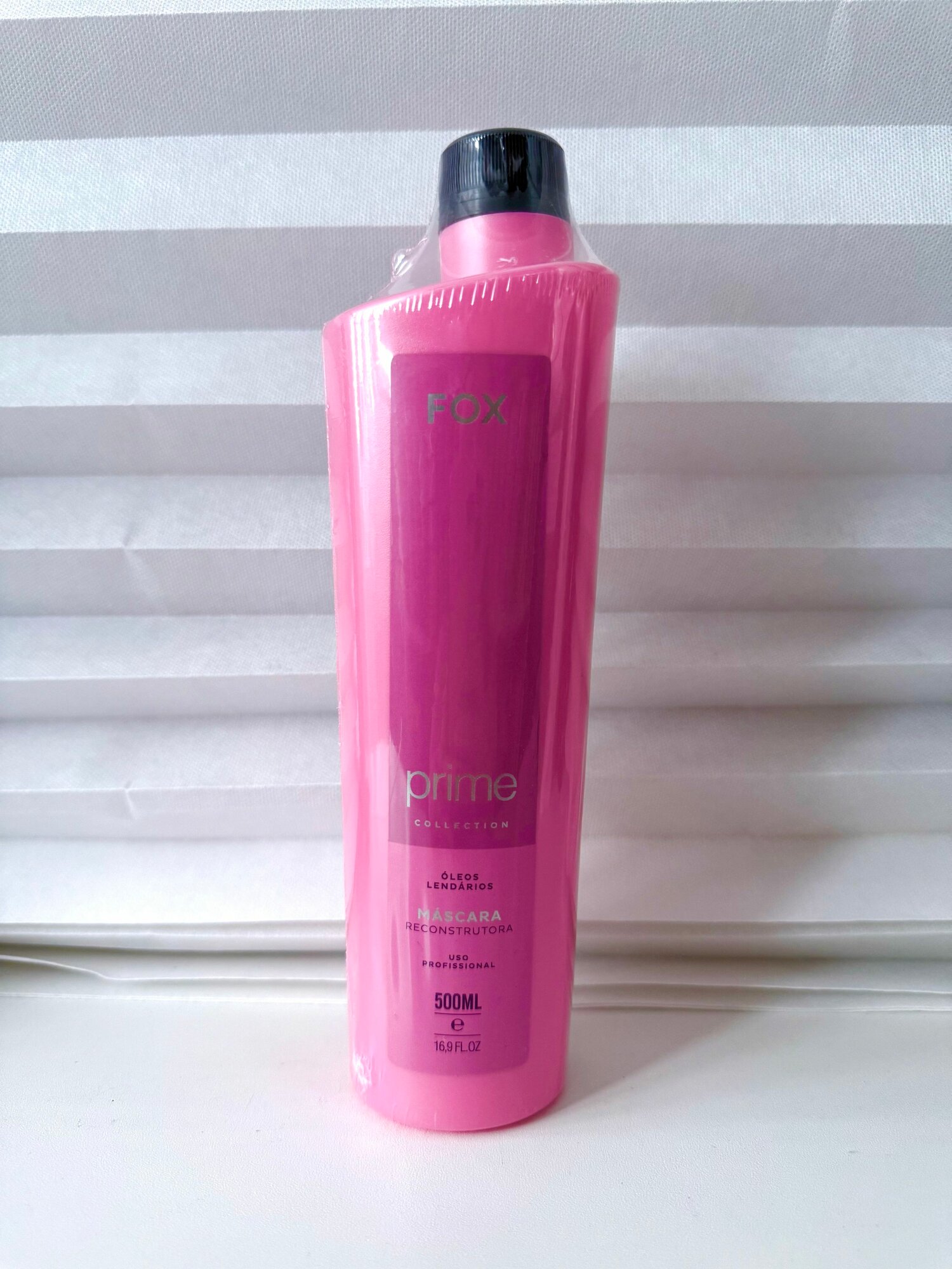 Fox Prime Кератин восстановление, выпрямление жёстких и пушистых волос и зеркальный блеск 500мл