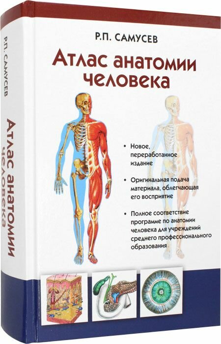 Атлас анатомии человека: учебное пособие для студентов учреждений среднего профессионального образования. АСТ, Москва