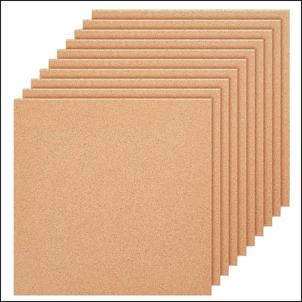 10 шт. пробковые изоляционные листы для отделки стен стендов, вечеринок и поделок