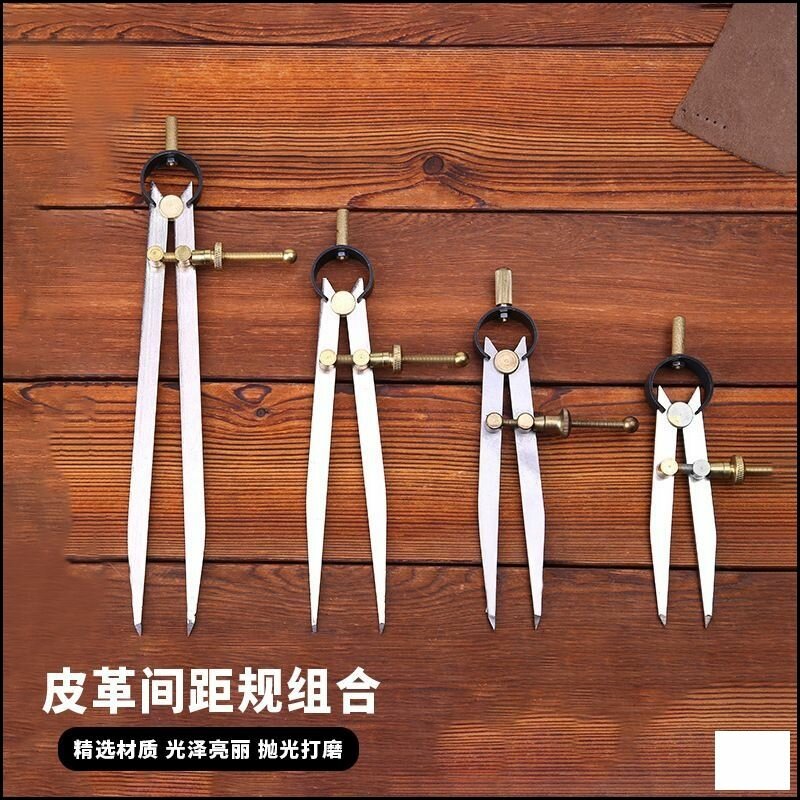 Эксклюзивный кронциркуль для кожаных заготовок с измерительной шкалой