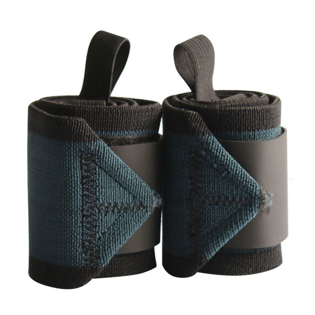 Наручные бандажи для фитнеса и спорта, Синий