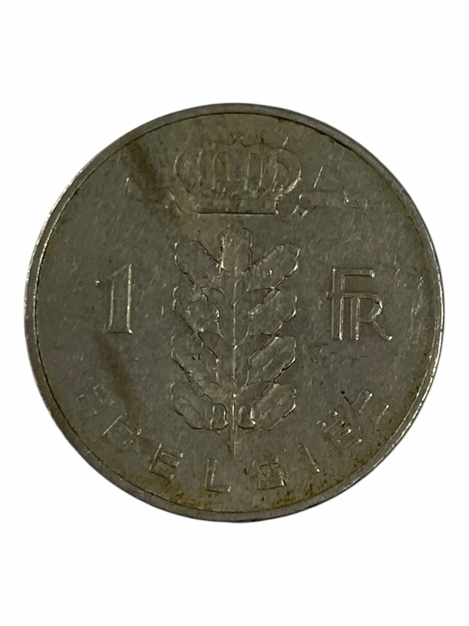 Монета Бельгия 1 франк 1972 год