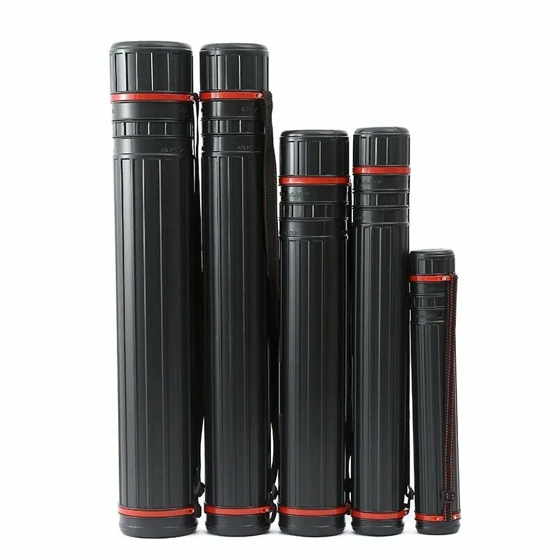 Телескопический тубус для чертежей и постеров, водонепроницаемый, регулируемый, для художников и архитекторов