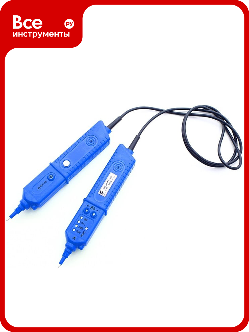 Указатель напряжения Электро Трейд уннзп 12-380 ET-UNN110 тестер напряжения звуковая прозвонка синий корпус