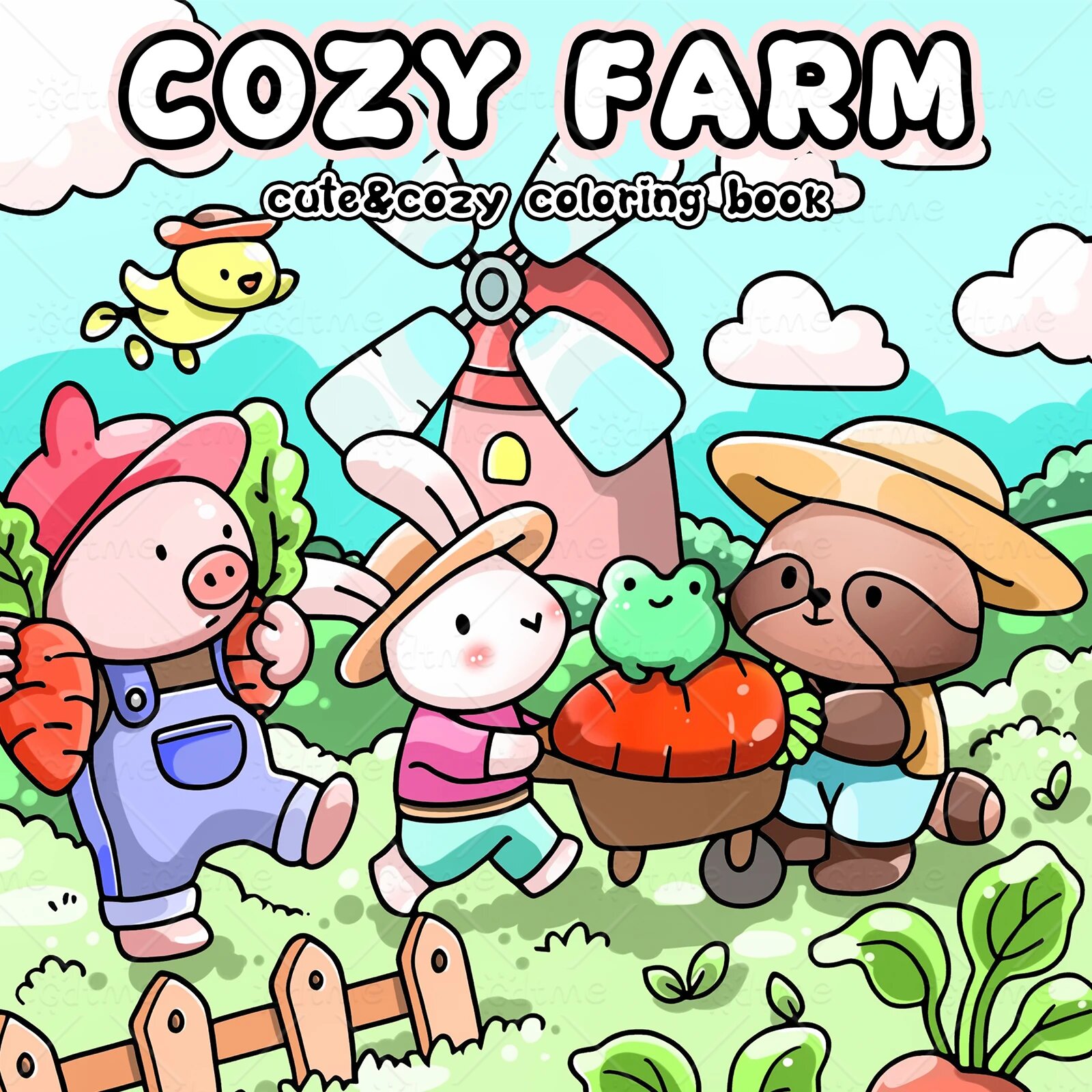 Набор для раскрашивания COZY FARM для взрослых