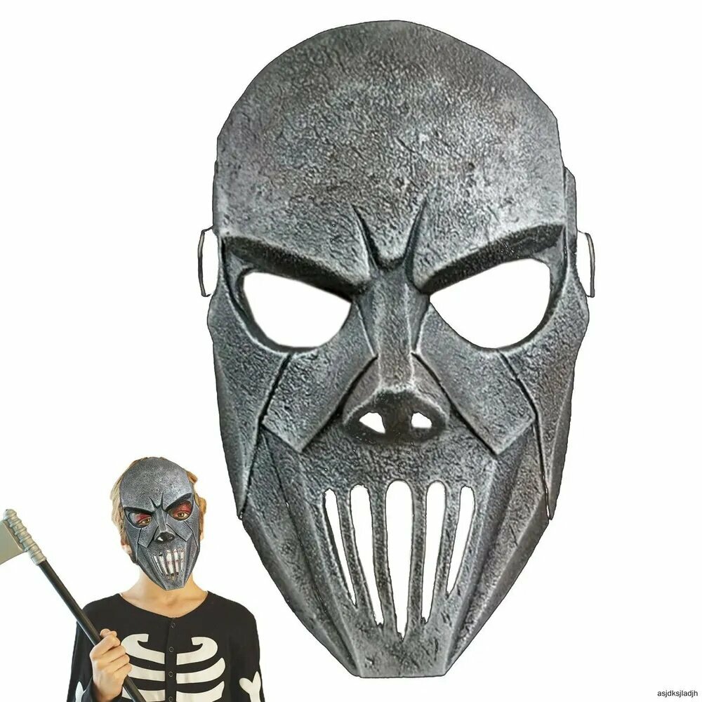 Маска для косплея Slipknot на виду. Маска из латекса Hard Rock для костюмированных вечеринок и тематических мероприятий.