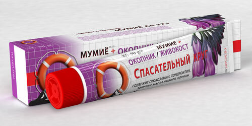 Спасательный круг Крем-бальзам Специальный Живокост/мумие 50г (96)