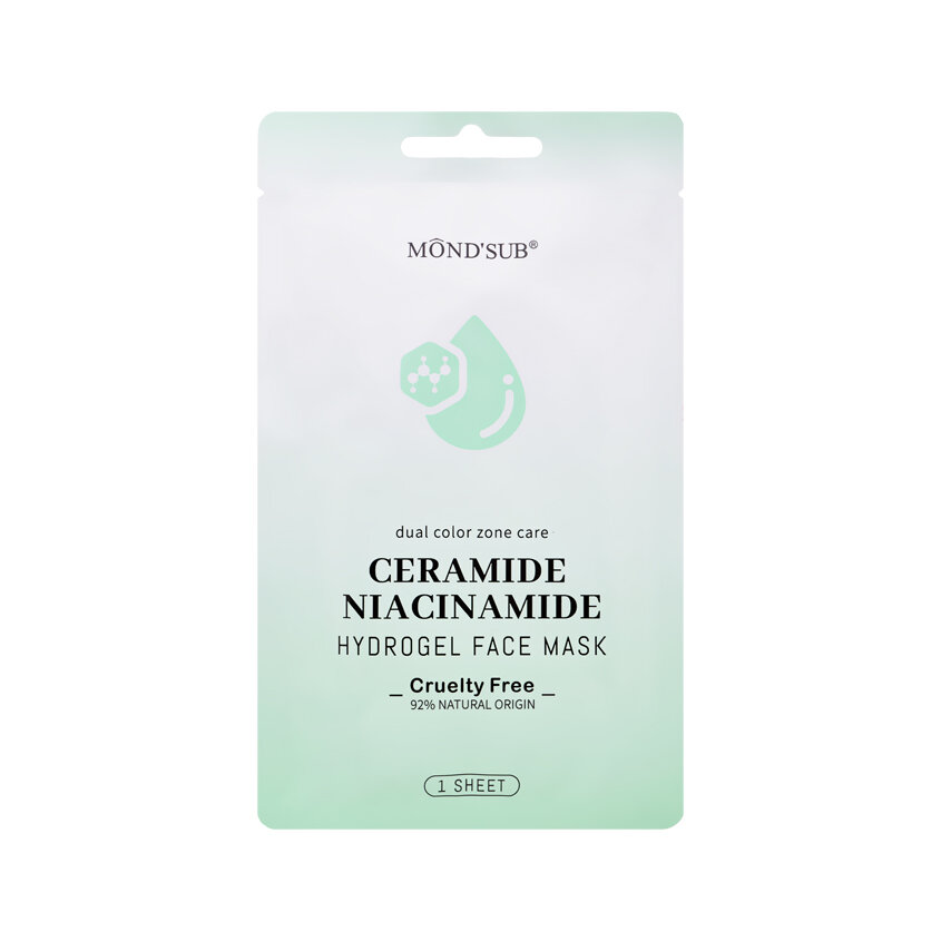 Маска для лица MOND`SUB гидрогелевая с керамидами и ниацинамидом 28 г