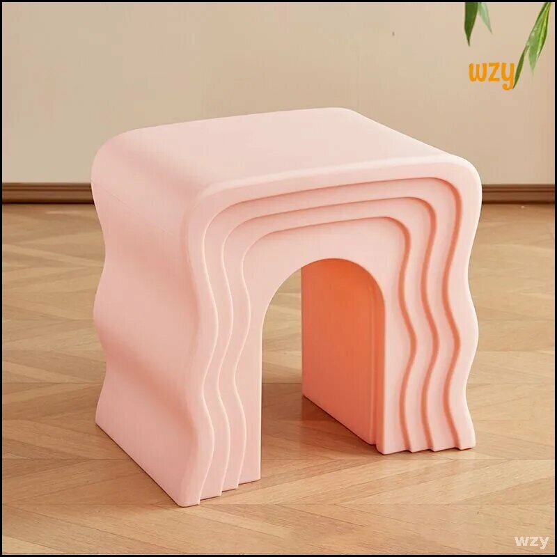 Журнальный стол "Креативный простой дом", пластик, 47 см x 34 см x 45 см, розовый