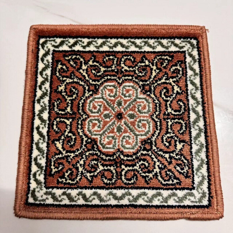 Коврик для ковра Синьцзян Хэтянь Этнический стиль Ковер для спальни Европейский стиль Гостиная Шерсть Шелк Хлопок Прикроватный круглый диван Кофейный столик