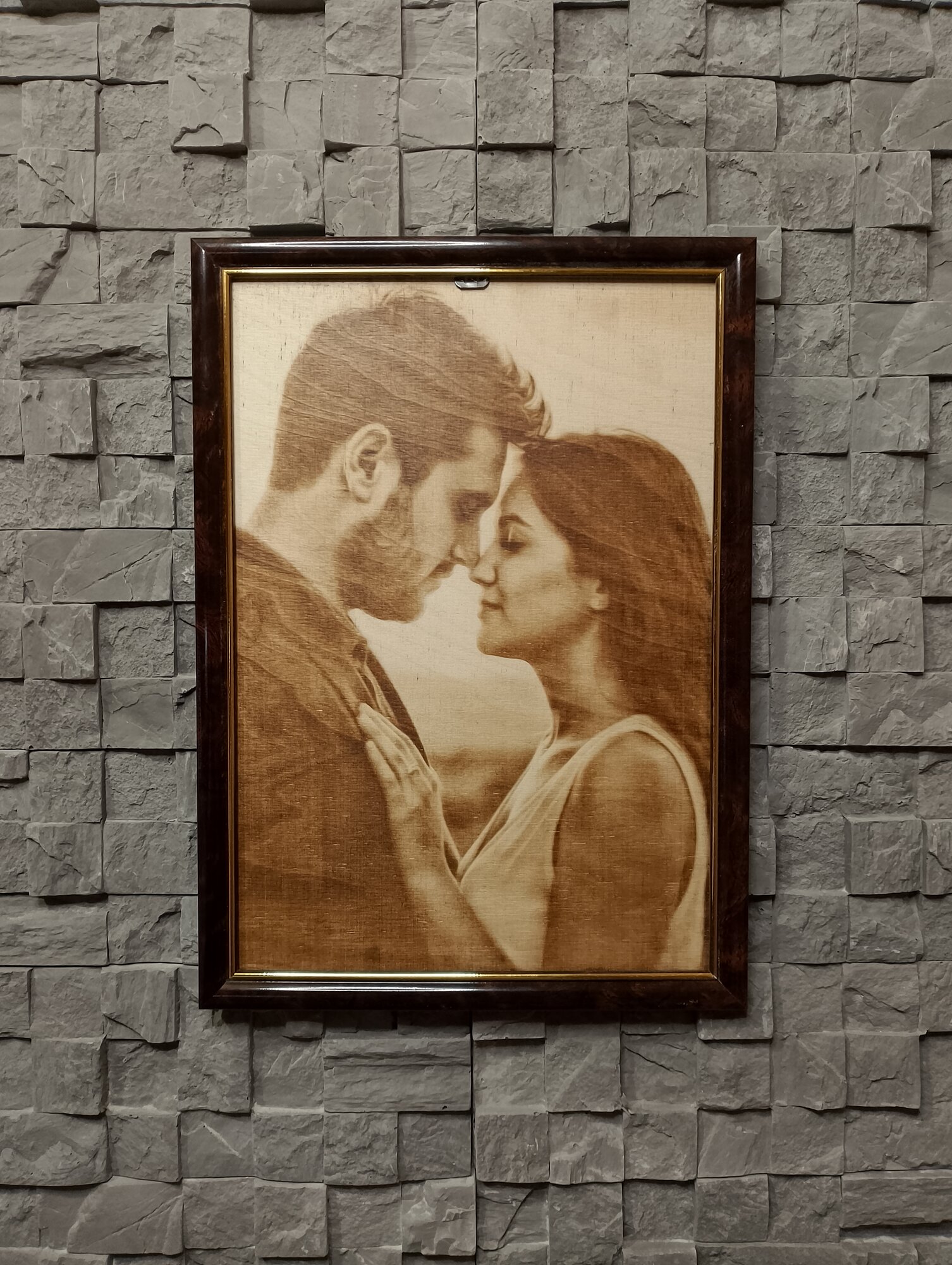 Картина на дереве по фотографии "Woodpyros43" 21х30 см, в рамке на выбор