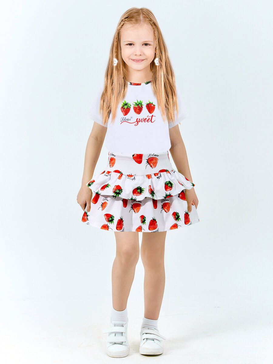 Комплект одежды нарядный с юбкой-шортами