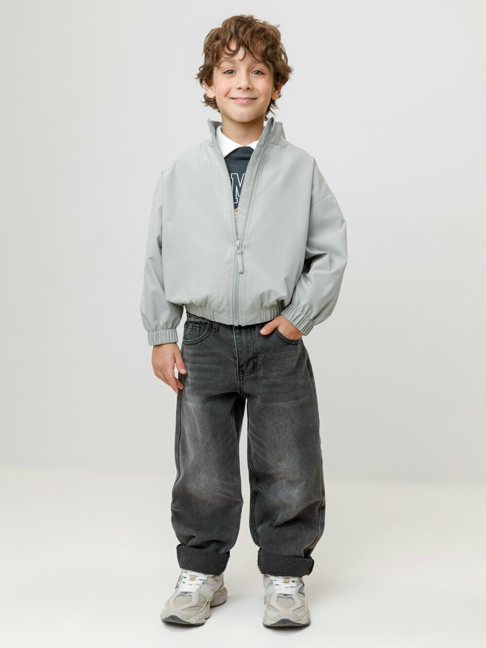 Ветровка детская легкая без капюшона