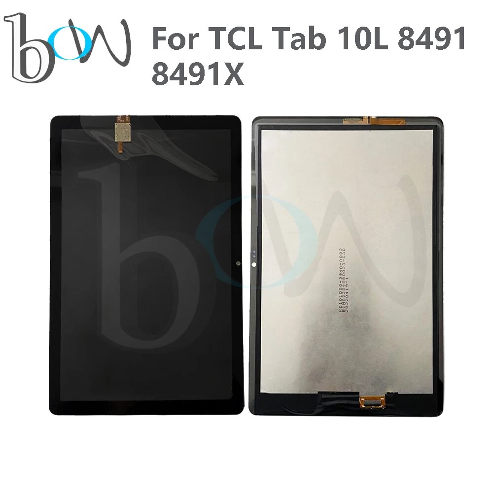 Для TCL Tab 10L 8491 8491X планшетный ЖК-дисплей, сенсорный экран, дигитайзер, панель, стеклянный датчик, полная сборка, запасные части для ремонта