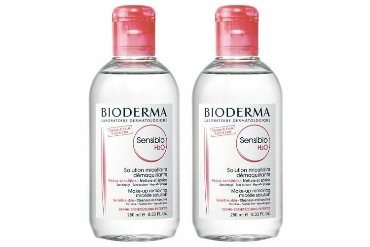 Мицеллярная вода женская BIODERMA Сенсибио H2O для умывания и снятия макияжа для чувствительной кожи 250мл/500мл/850мл/1л