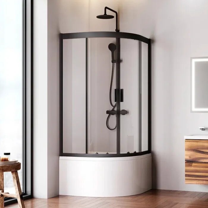 Душевой уголок AM.PM Gem Deep W90G-401A090BT 90x90