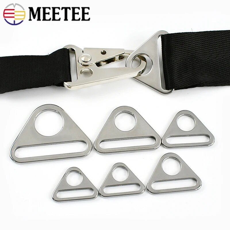 Пряжка Meetee из нержавеющей стали 20-38 мм 38mm, 20Pcs