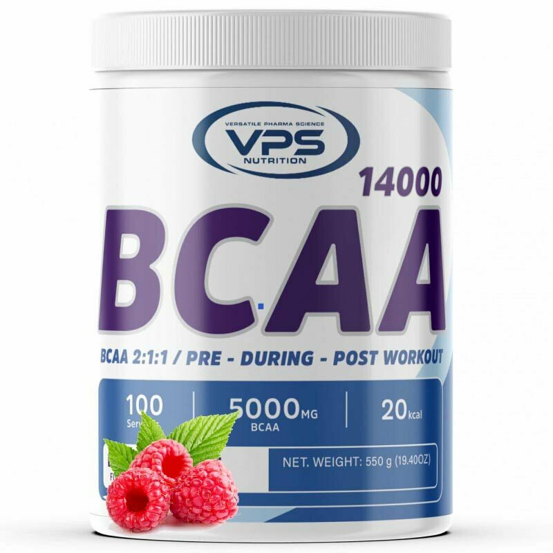 BCAA VPS Nutrition, 550 г, спелая малина, лейцин/изолейцин/валин